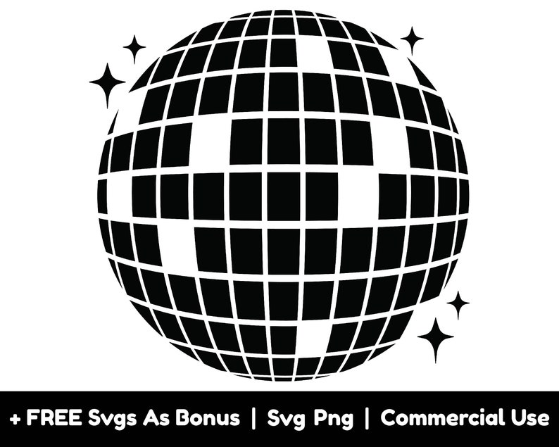 Disco Ball Clipart Image Svg Png Files, Dance Party Vibes Svg, Ball Svg ...