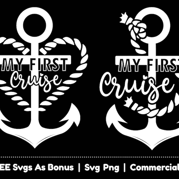 My First Cruise Svg - Etsy