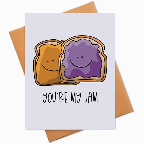 You're My Jam Card - Etsy