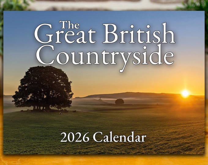 2026 British Countryside Calendar - A4 Opens to A3 - Inc: Pennine Way ...