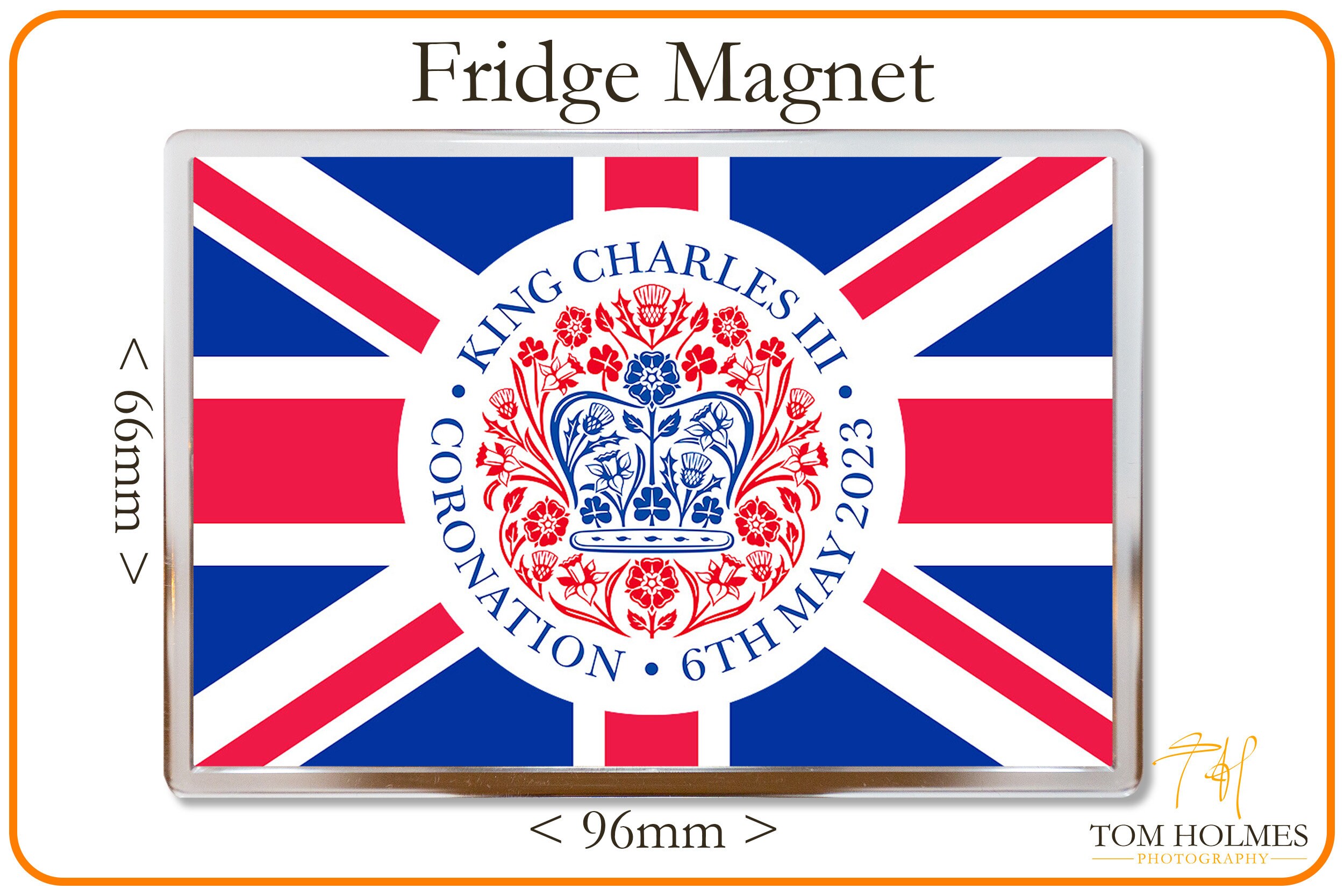 Fridge Magnet - the Coronation of King Charles III Souvenir Keepsake ...