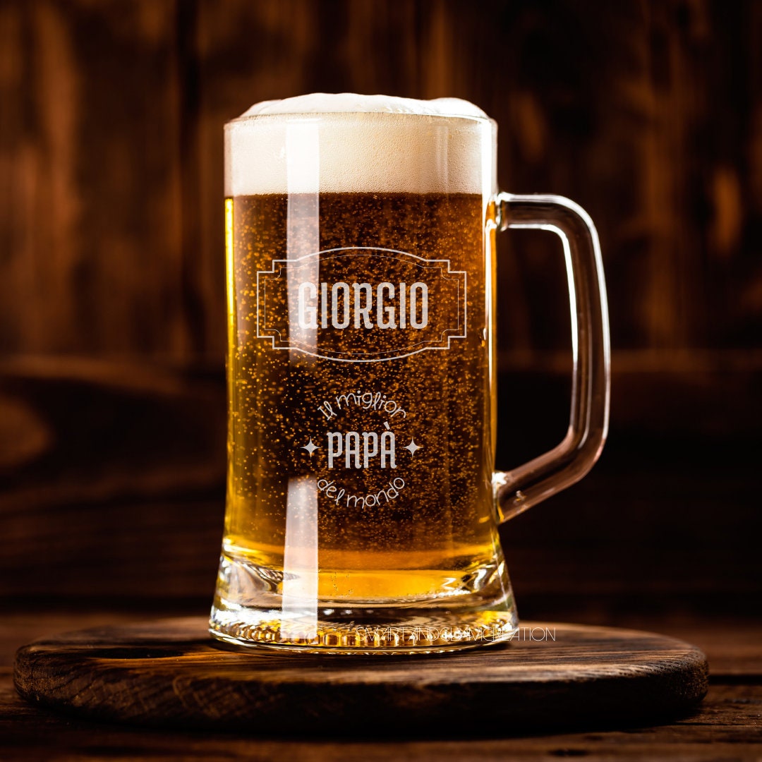 Boccale birra personalizzato - boccale birra con incisione laser - idea ...