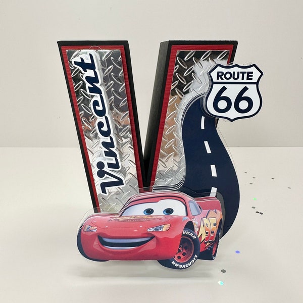 3d Mcqueen Letters - Etsy