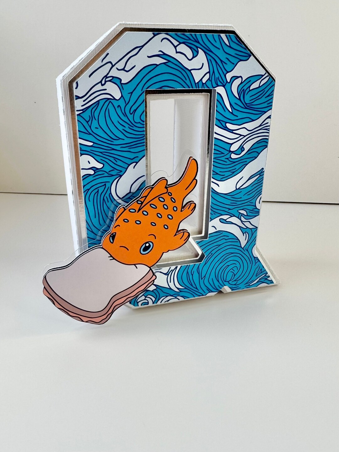 Pudge the Fish 3D Letter | Custom 3D Letters - Etsy