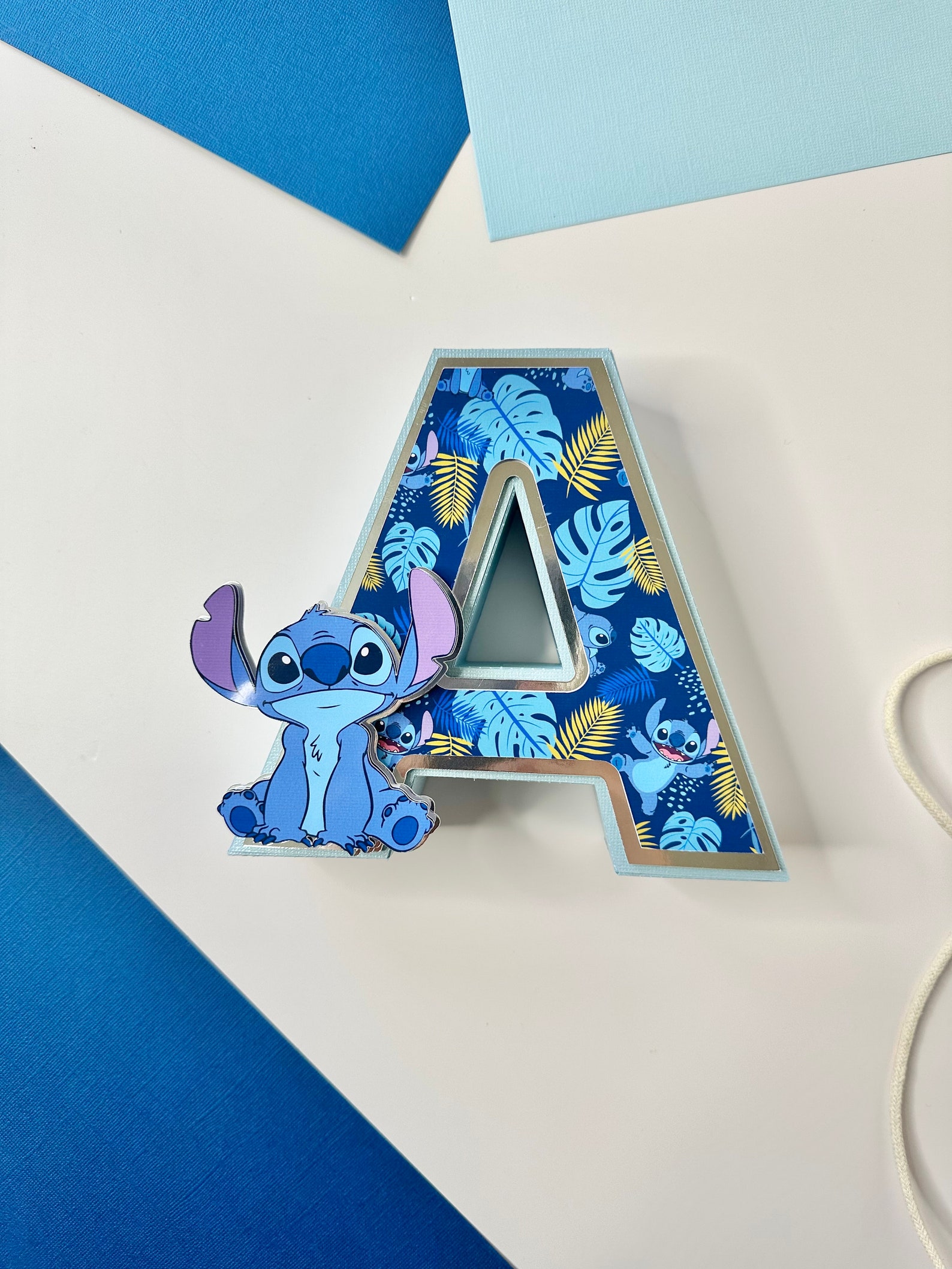 Stitch 3D Letters Stitch Birthday Party Lilo & Stitch Birthday ...