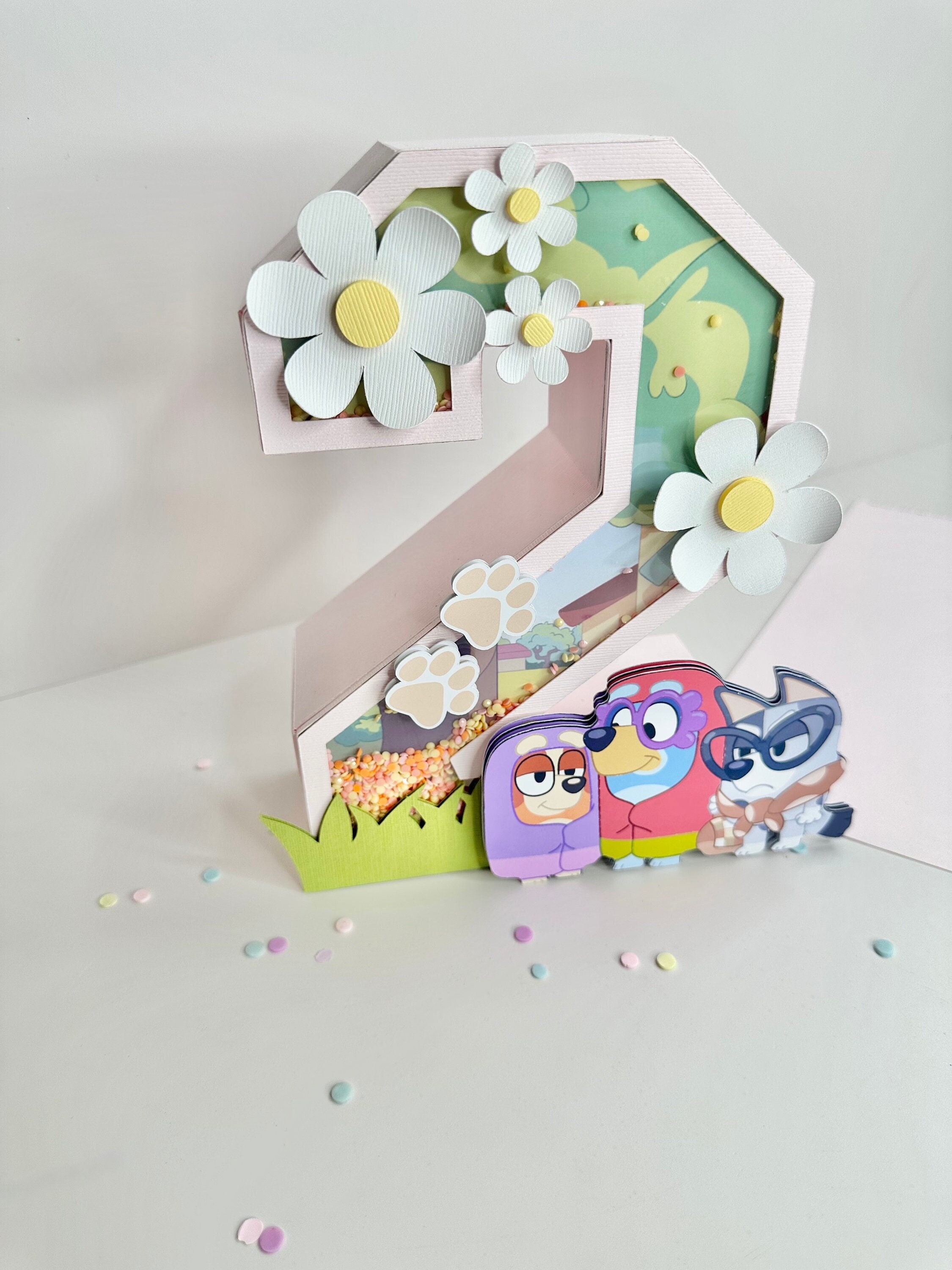 Bluey 3D Number | Custom 3D Number - Etsy