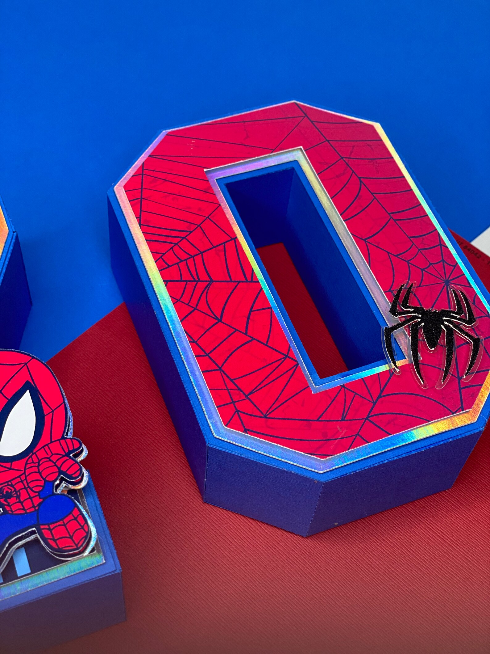 SPIDEY 3D Letters | Spidey and Birthday Party | Spider-man Birthday ...