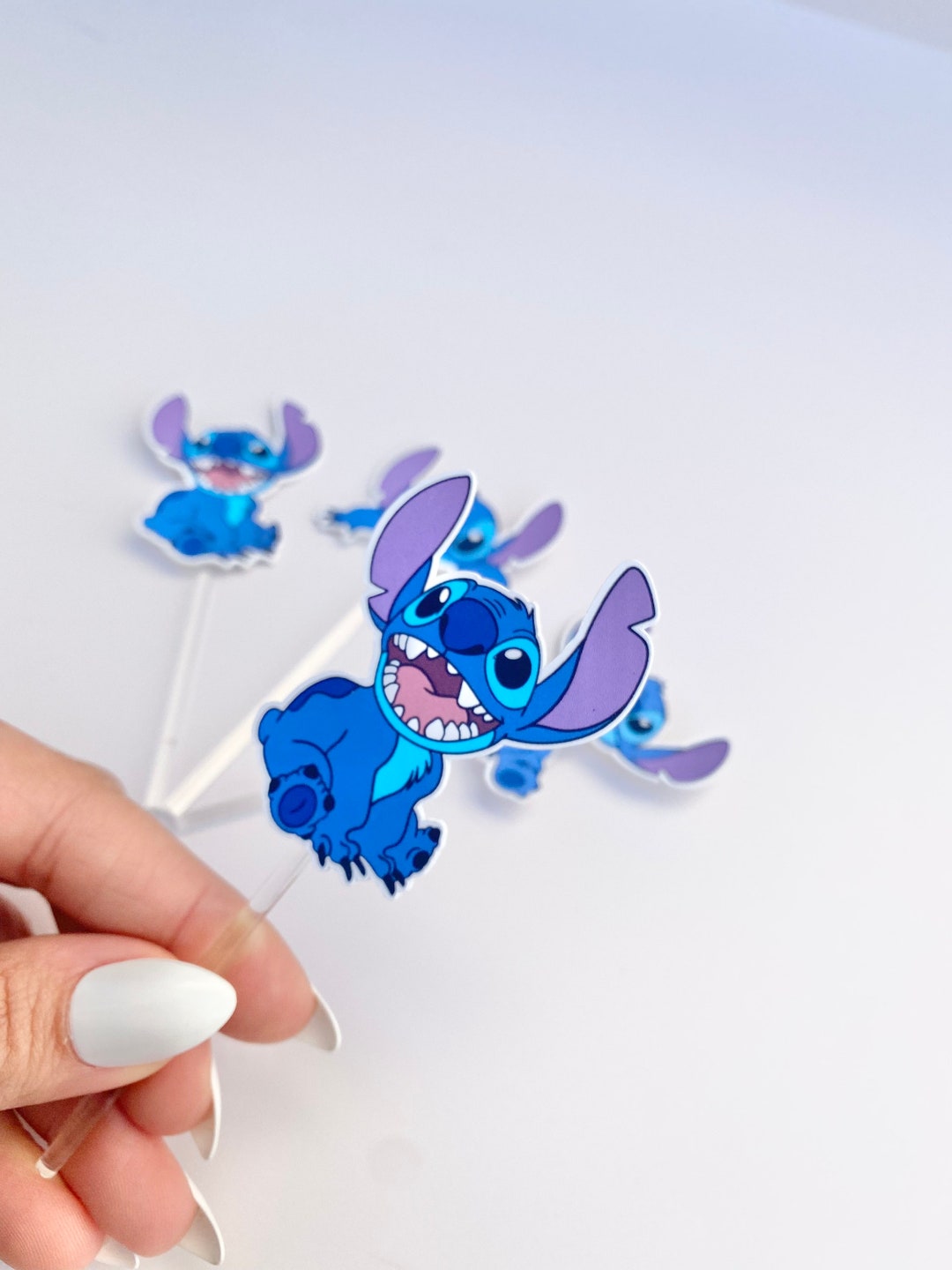 Stitch Cupcake Toppers | Stitch Birthday | Lilo & Stitch Birthday ...