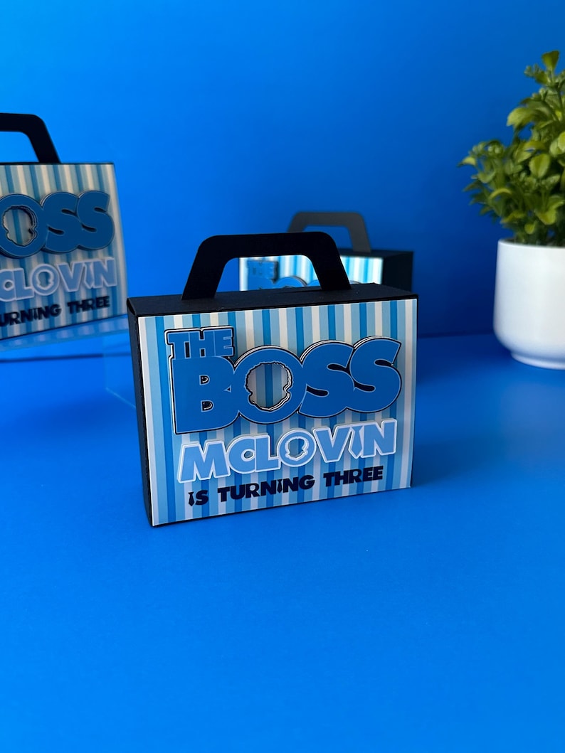 Custom Boss Baby Briefcase Favor Box | Birthday Party Treat Holder - Etsy