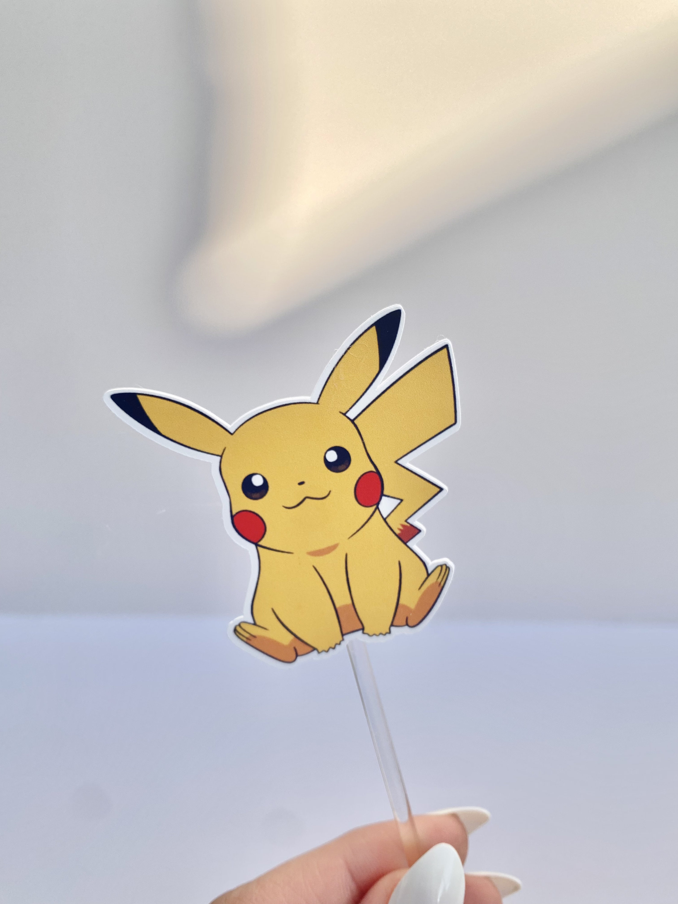 Pikachu Cupcake Topper Pokemon Birthday Pikachu Birthday Party - Etsy