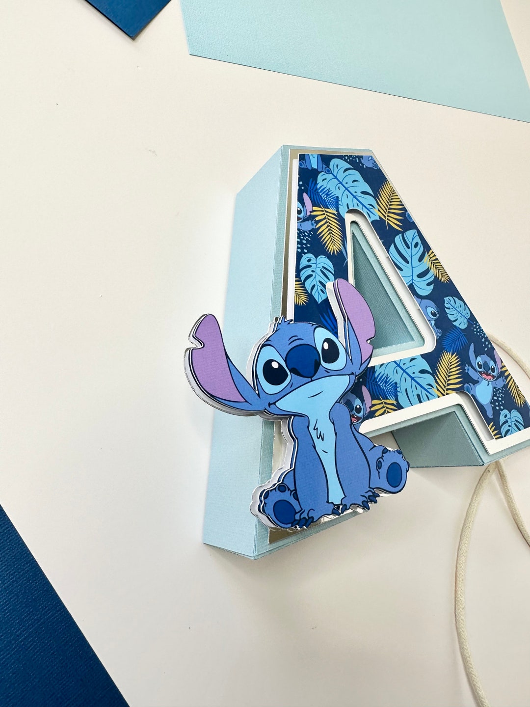 Stitch 3D Letters | Stitch Birthday Party | Lilo & Stitch Birthday ...