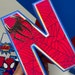 SPIDEY 3D Letters Spidey and Birthday Party Spider-man Birthday Spidey ...