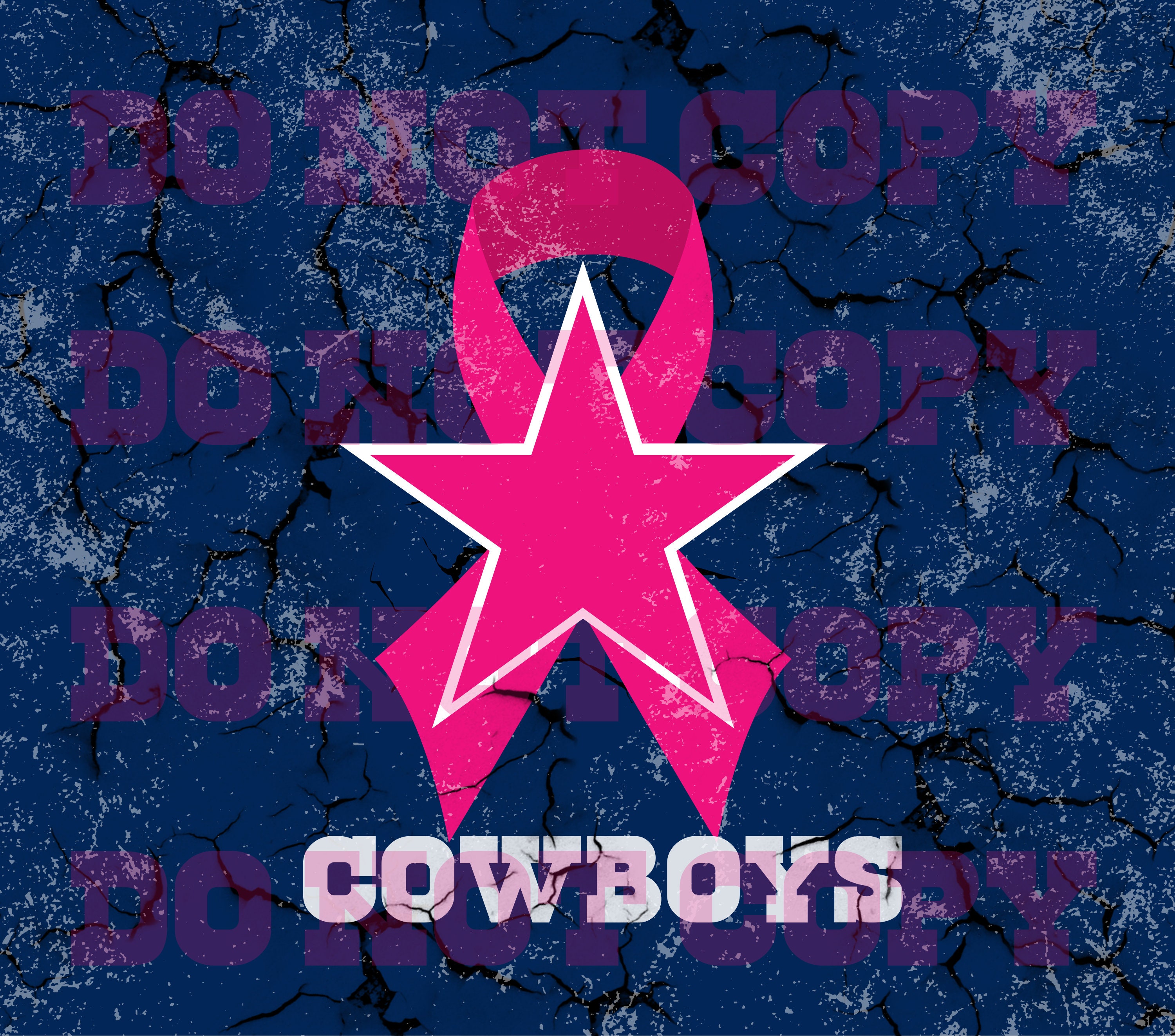 Pink Dallas Cowboys Logo