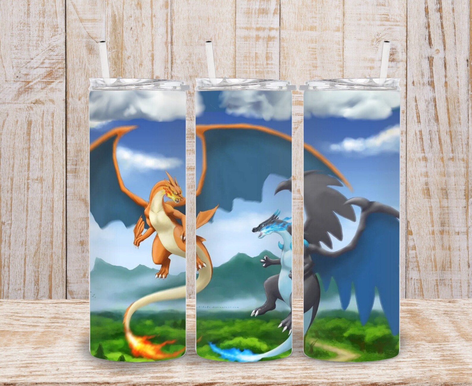 2 Charizard Tumbler Wraps Png - Etsy