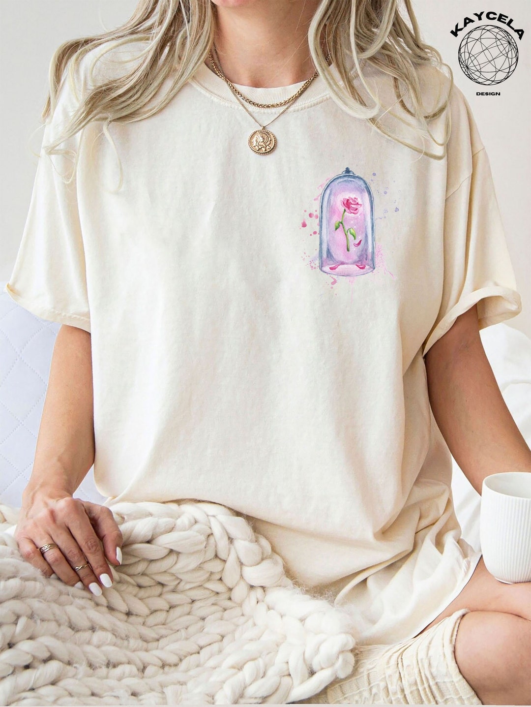 Disney Beauty and the Beast Rose Belle Princess Shirt, Beauty and the ...