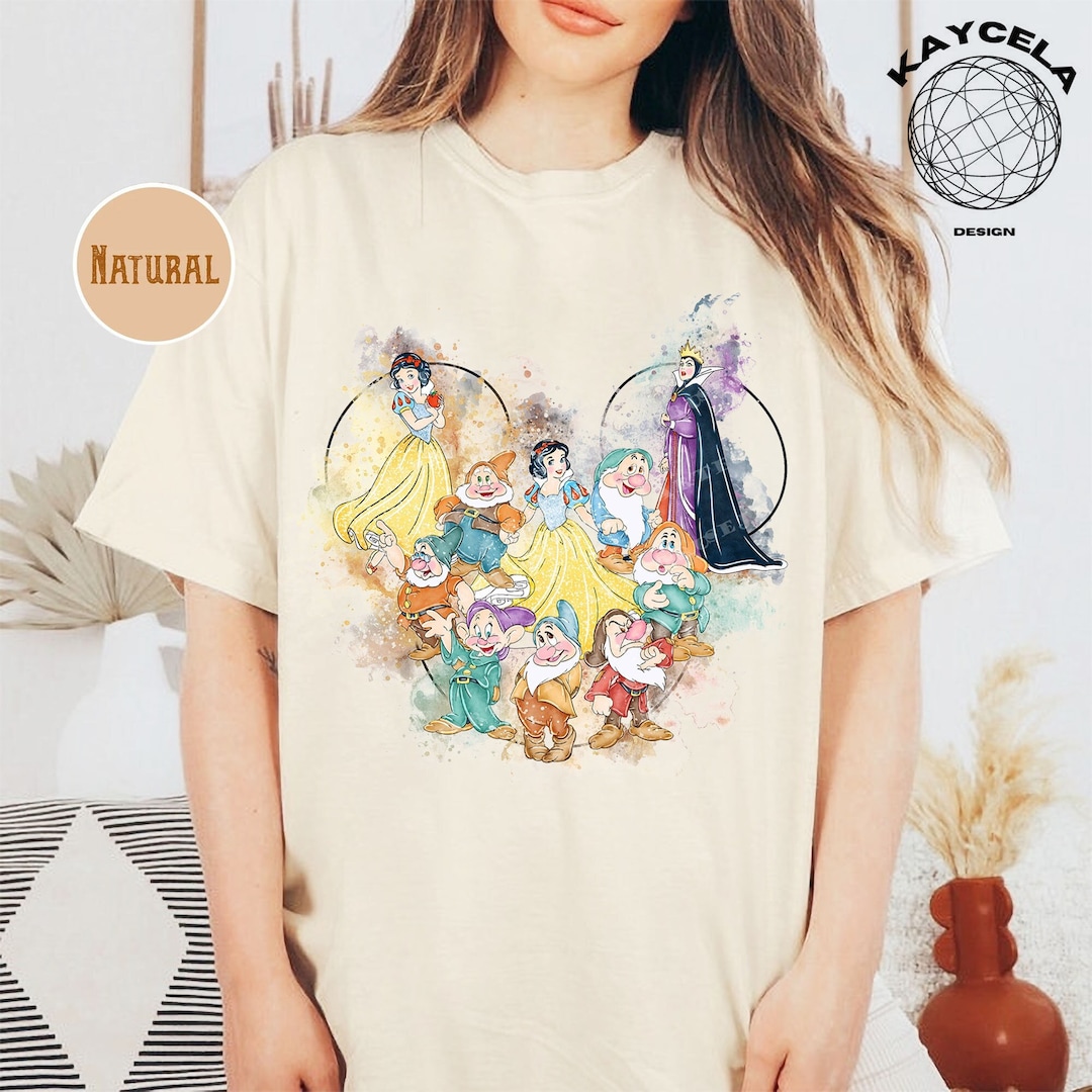 Disney Snow White Shirt, Retro Snow White 7 Dwarfs Shirt, 7 Dwarfs ...