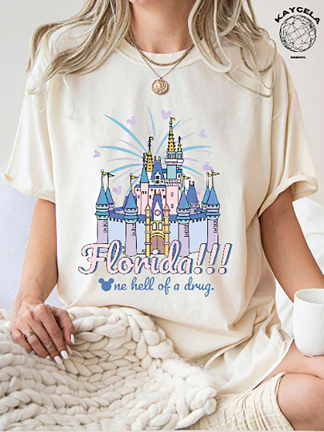 Florida One Hell of A Drug Disney Castle Shirt, Disney Castle Shirt ...