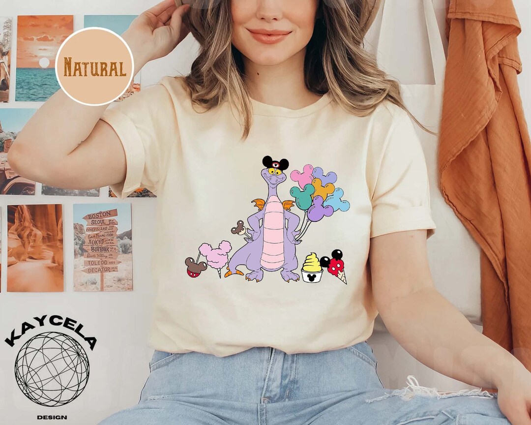Disney Cute Figment Ice Cream Shirt, Disney Pooh Shirt, Figment Mickey ...