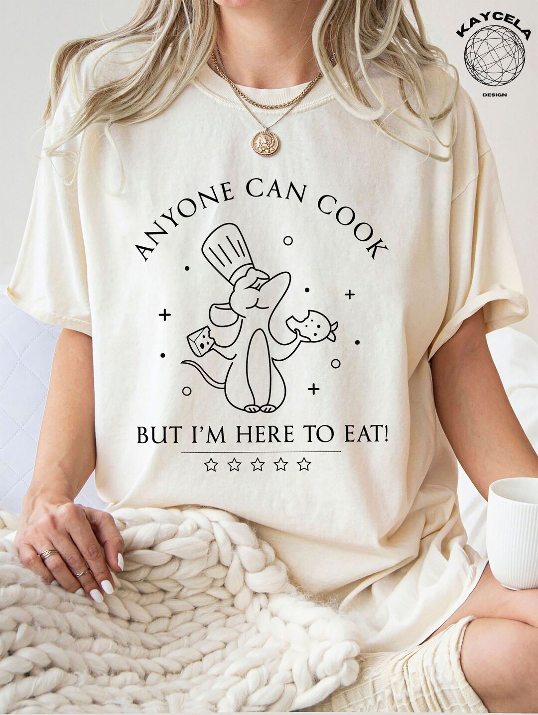 Comfort Colors® Anyone Can Cook but I'm Here to Eat Shirt, Ratatouille ...
