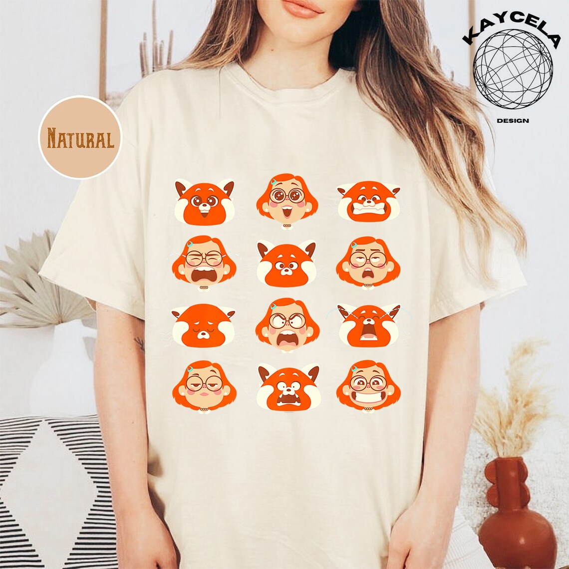 Disney PIXAR Turning Red Mei Red Panda Growing Pains Premium Shirt ...