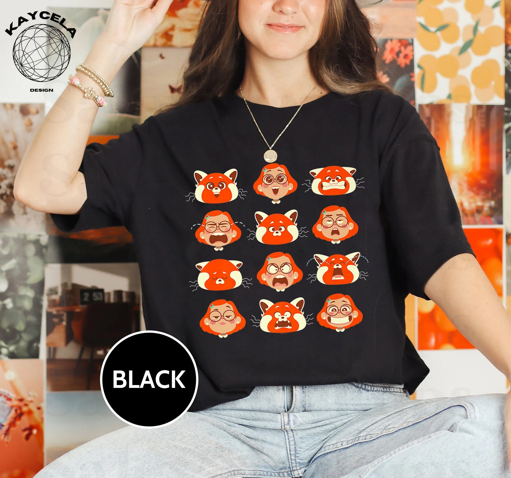 Disney PIXAR Turning Red Mei Red Panda Growing Pains Premium Shirt ...