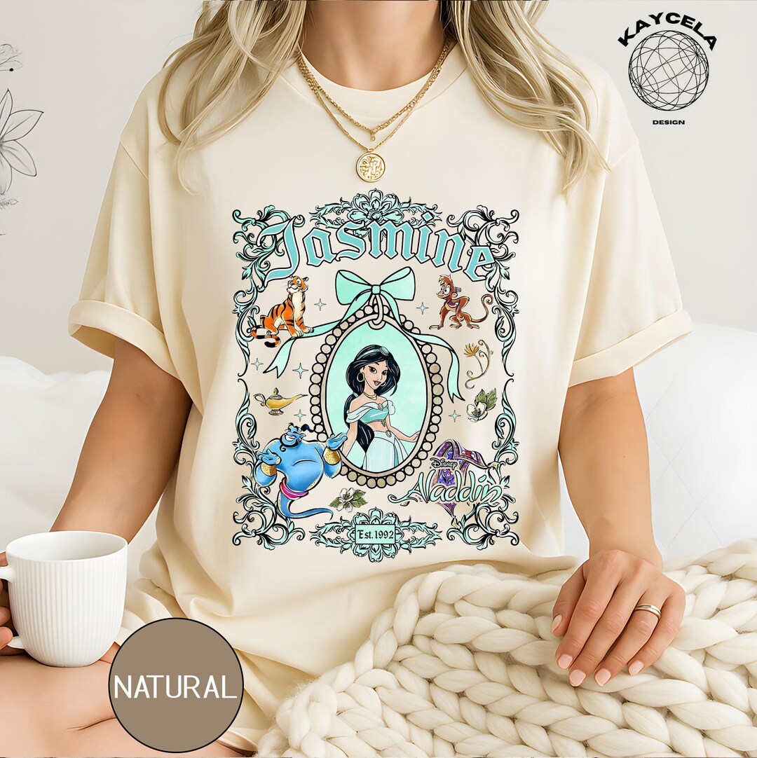 Disney Jasmine Shirt, Princess Jasmine Tee, Aladdin Shirt, Disney ...
