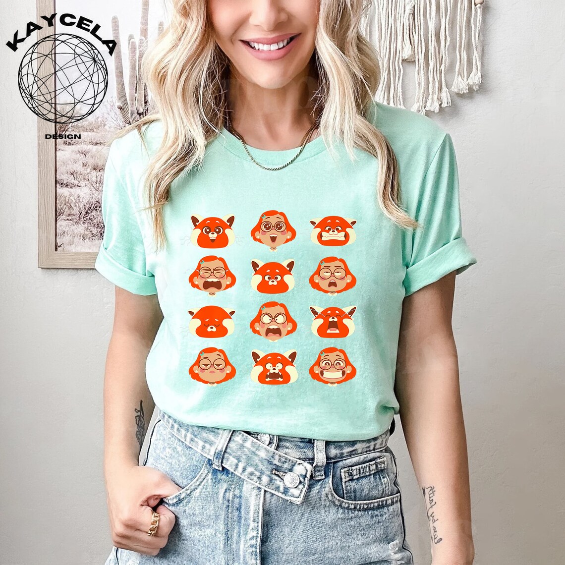 Disney PIXAR Turning Red Mei Red Panda Growing Pains Premium Shirt ...