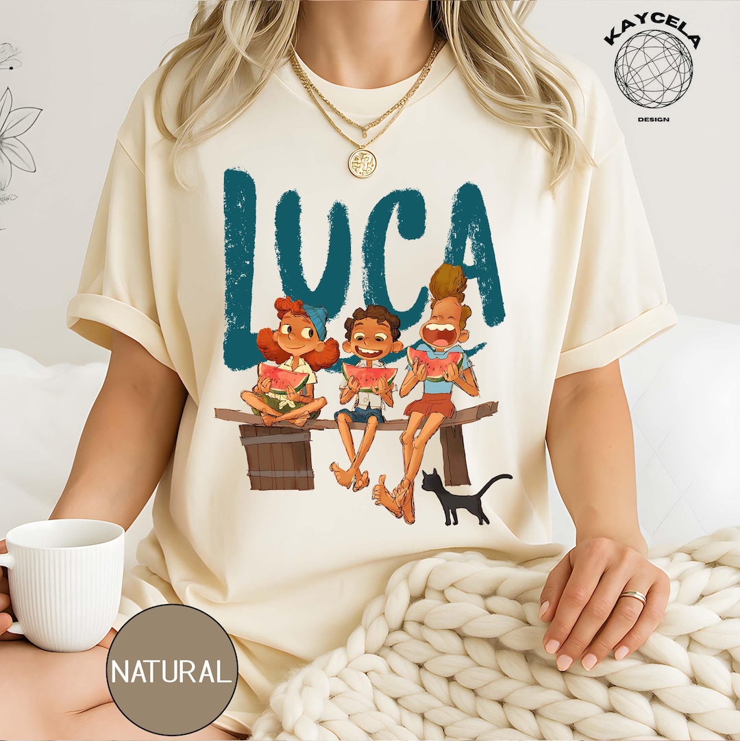 Disney Pixar Luca Movie Shirt,disney Luca Massimo and Guilia Shirt,luca ...