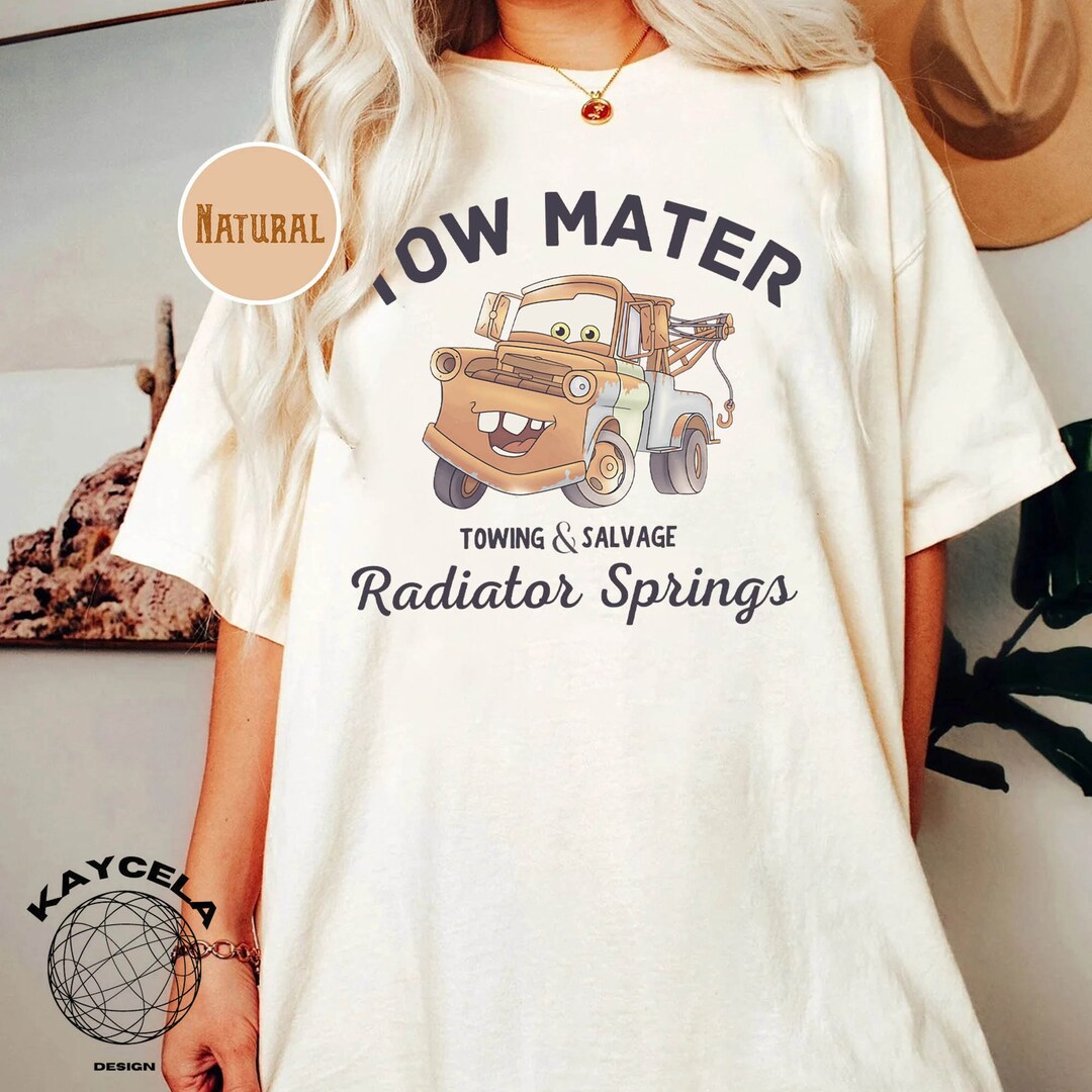 Tow Mater Shirt, Cars Shirt, Cozy Cone Motel, Disneyland Shirts, Disney ...