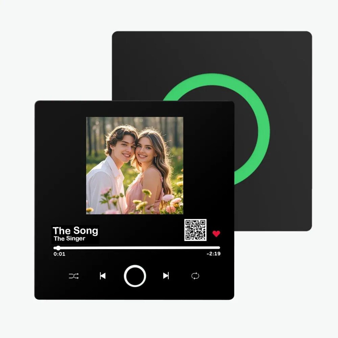 Custom Music Fridge Magnet Custom Photo QR Code Fridge Magnet Album ...