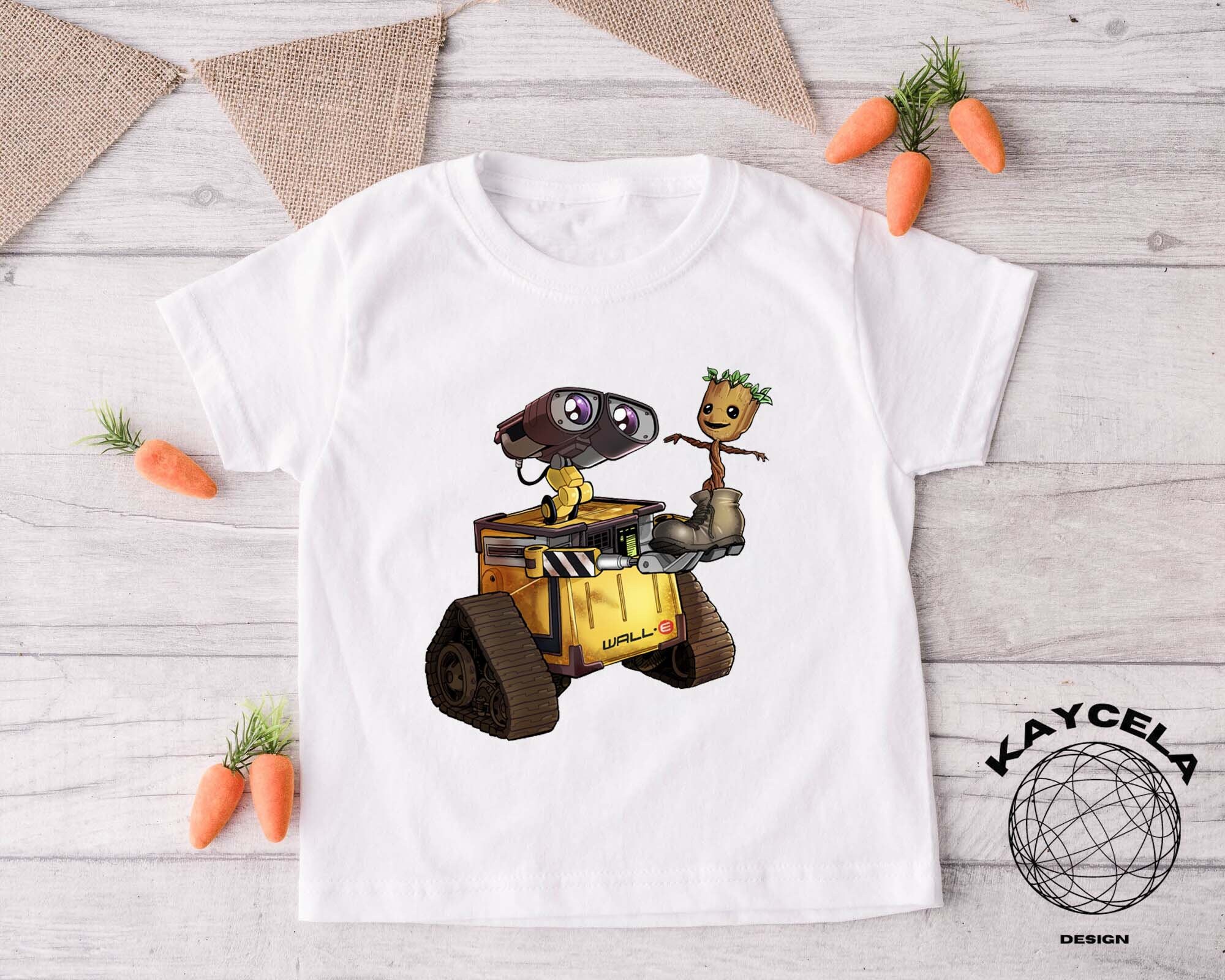 Cute Wall-e and Baby Groot Shirt, Disney Pixar Wall-e, Groot Shirt ...