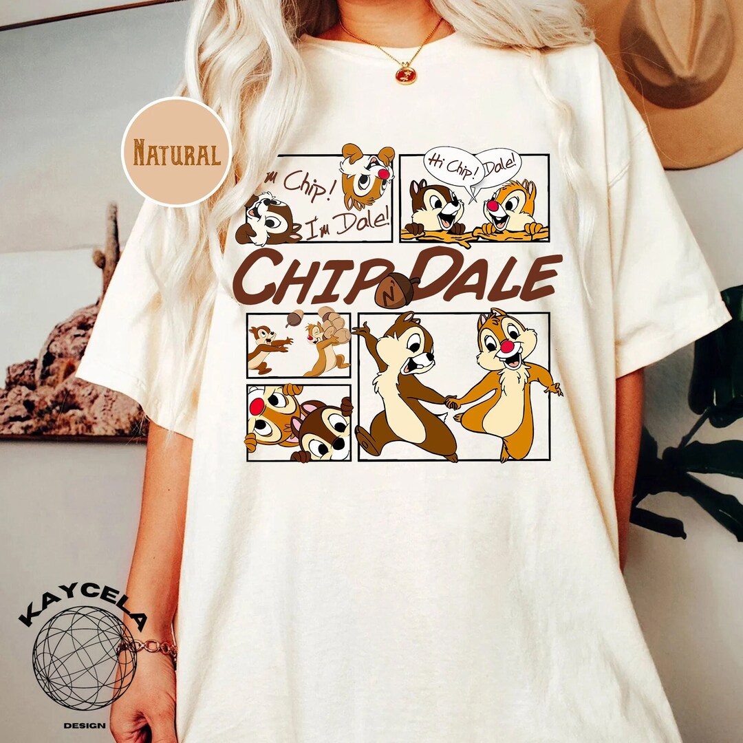 Chip N Dale Shirt, Disney Character Shirt, Chip and Dale Characters ...