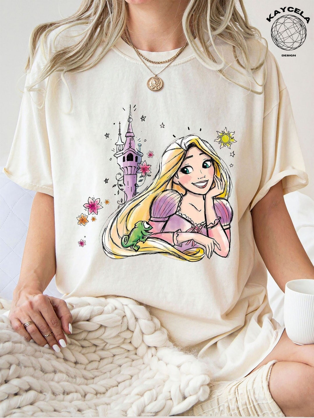 Rapunzel Tangled Comfort Colors Shirt, Floral Rapunzel Shirt, WDW ...