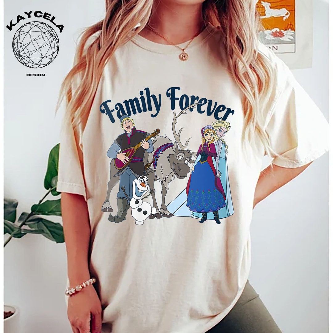 Disney Frozen Family Forever Shirt, Frozen Elsa Women's Shirt, Frozen ...