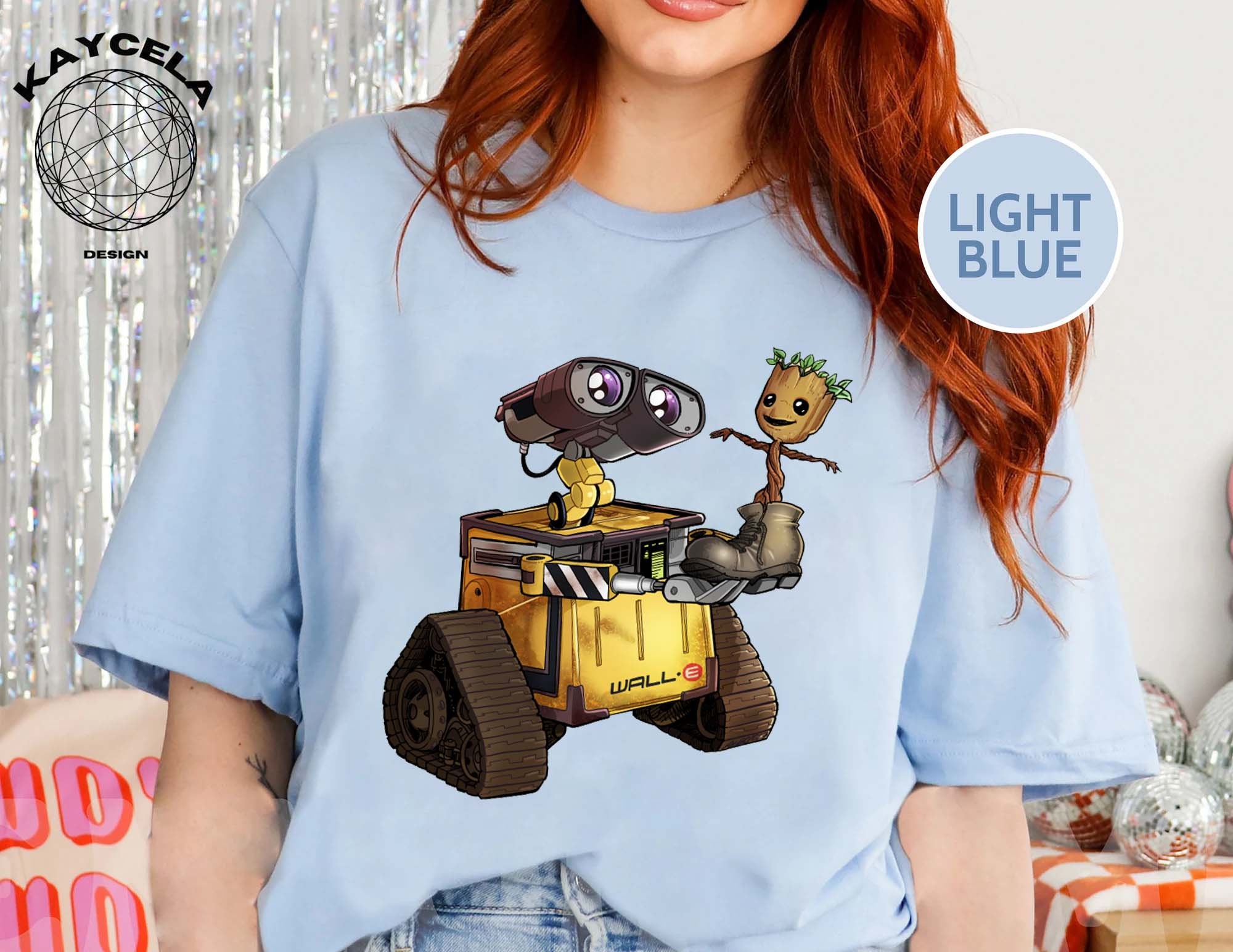 Cute Wall-e and Baby Groot Shirt, Disney Pixar Wall-e, Groot Shirt ...