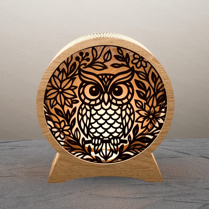 Owl Lamp - Etsy