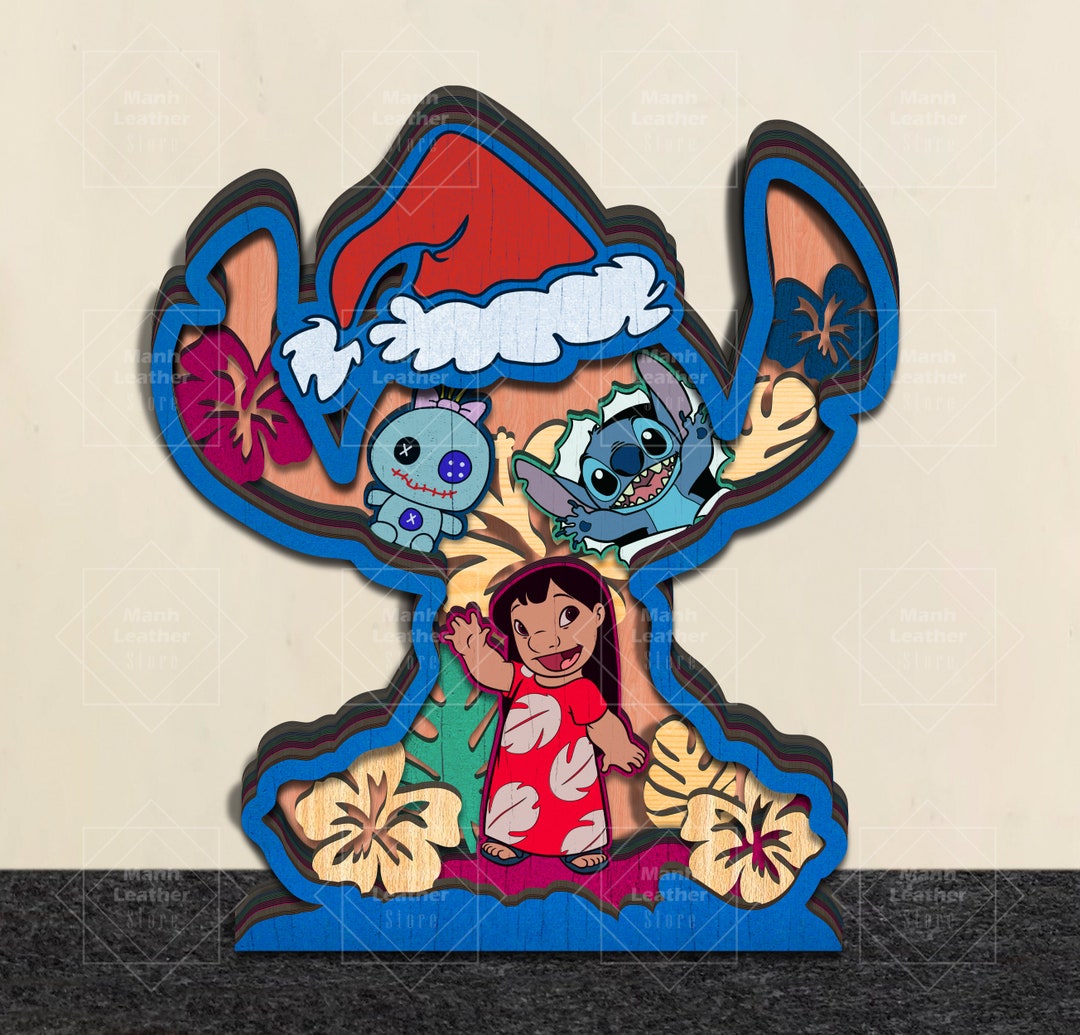 Multi-layer, Laser Cut Fles - 7 Layer Art Piece for Glowforge - SVG ...