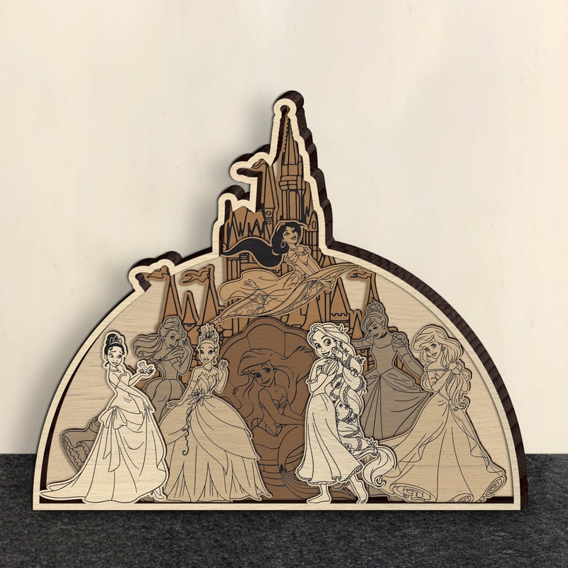 Princess Laser Files - Etsy