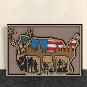 Dad, the Man, the Myth, the Legend Laser Cut File (SVG, PDF) - Etsy