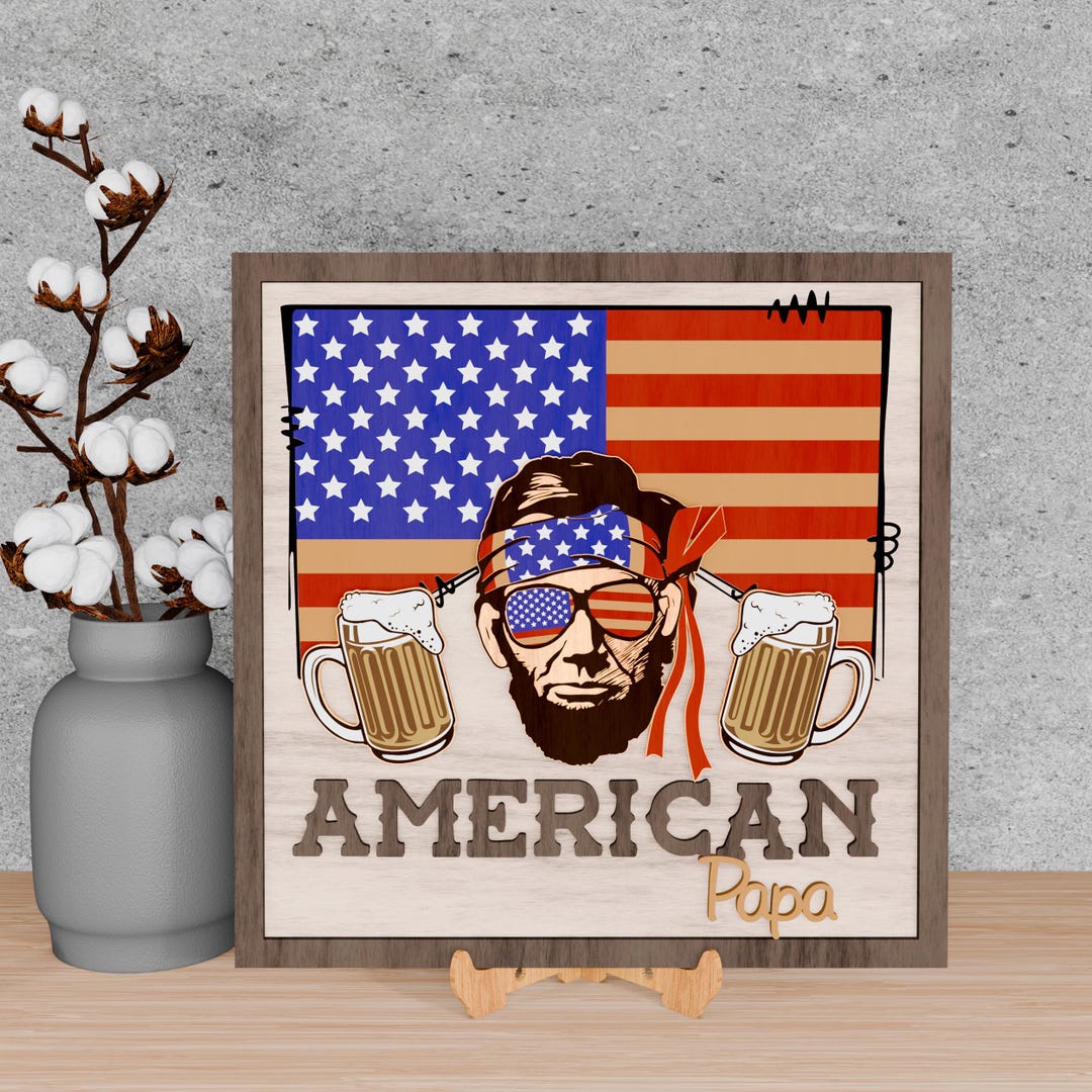 Independence Day Laser Cut, USA Flag SVG, Flag, Laser Cut Files - 2 ...
