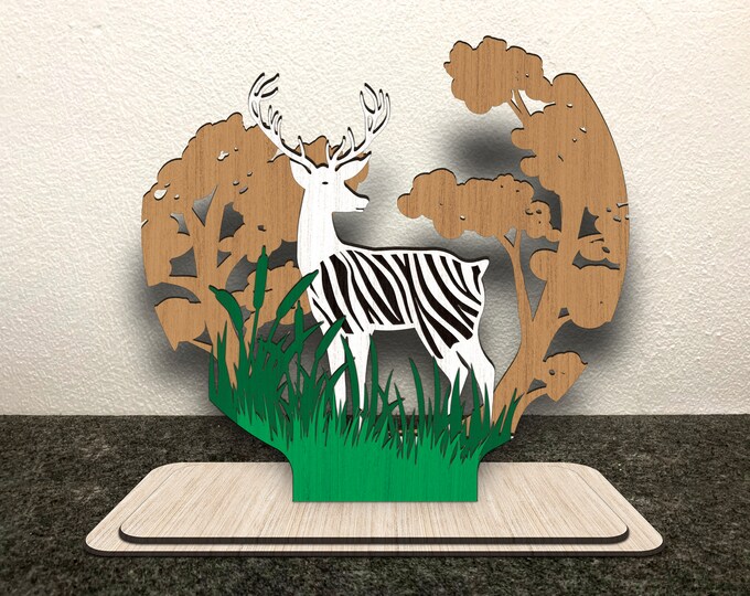 Deer Svg - Animal Svg - Animal Cut File - Deer Silhouette - Deer Cut ...