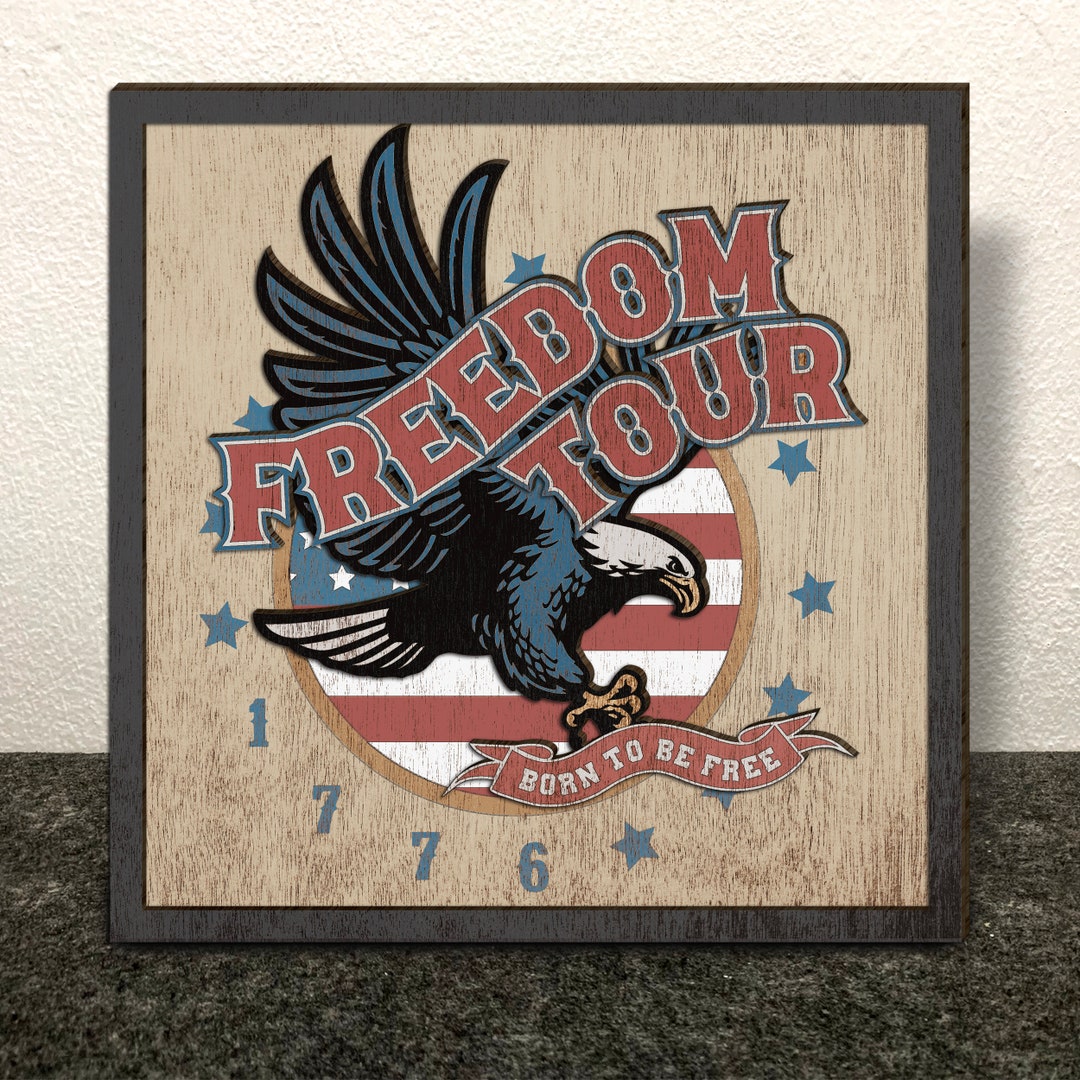 USA Flag SVG, Flag,laser Cut Files, Independence Day, - 2 Layer Art ...