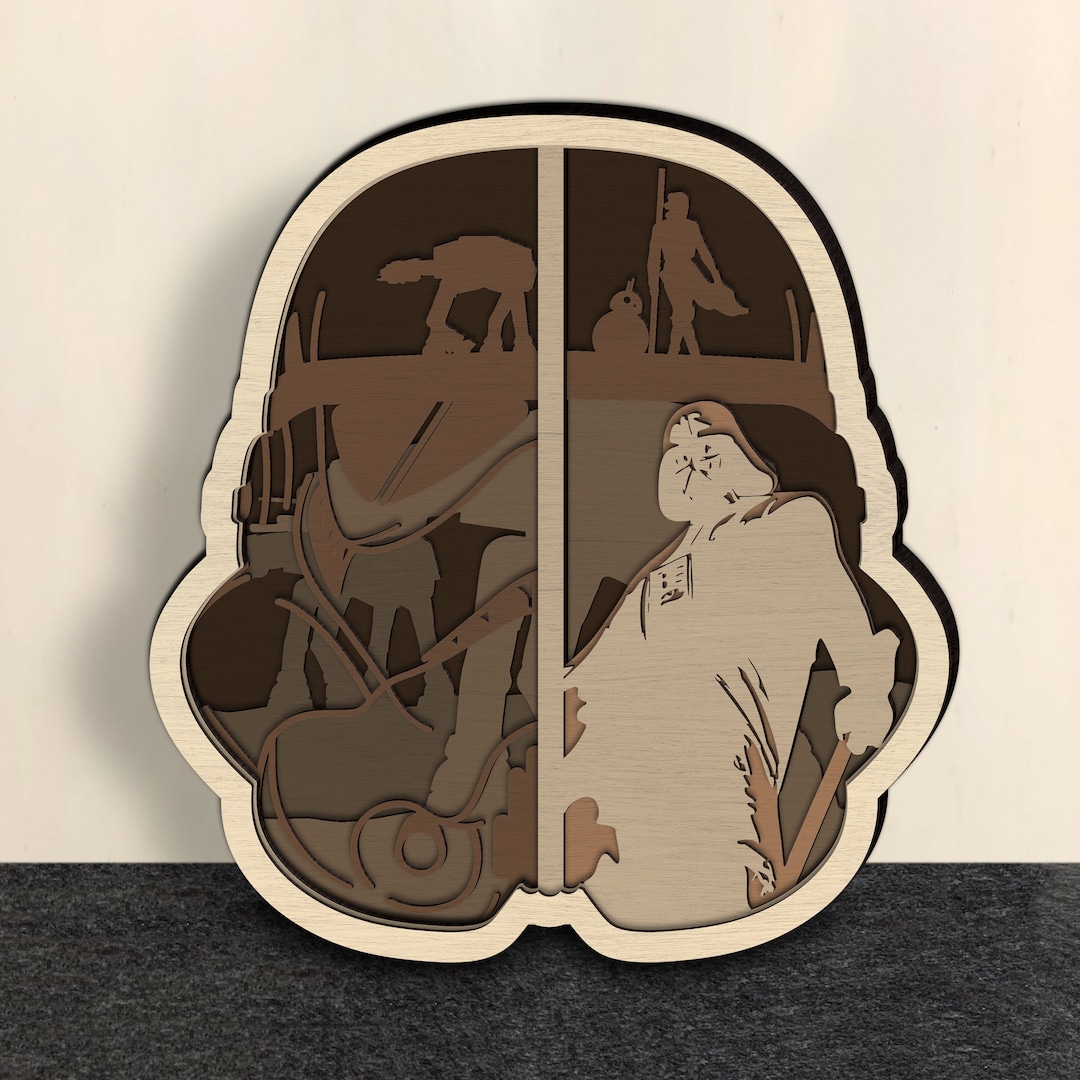 Laser Cut Fles 7 Layer Art Piece for Glowforge SVG PDF, Multi-layer - Etsy