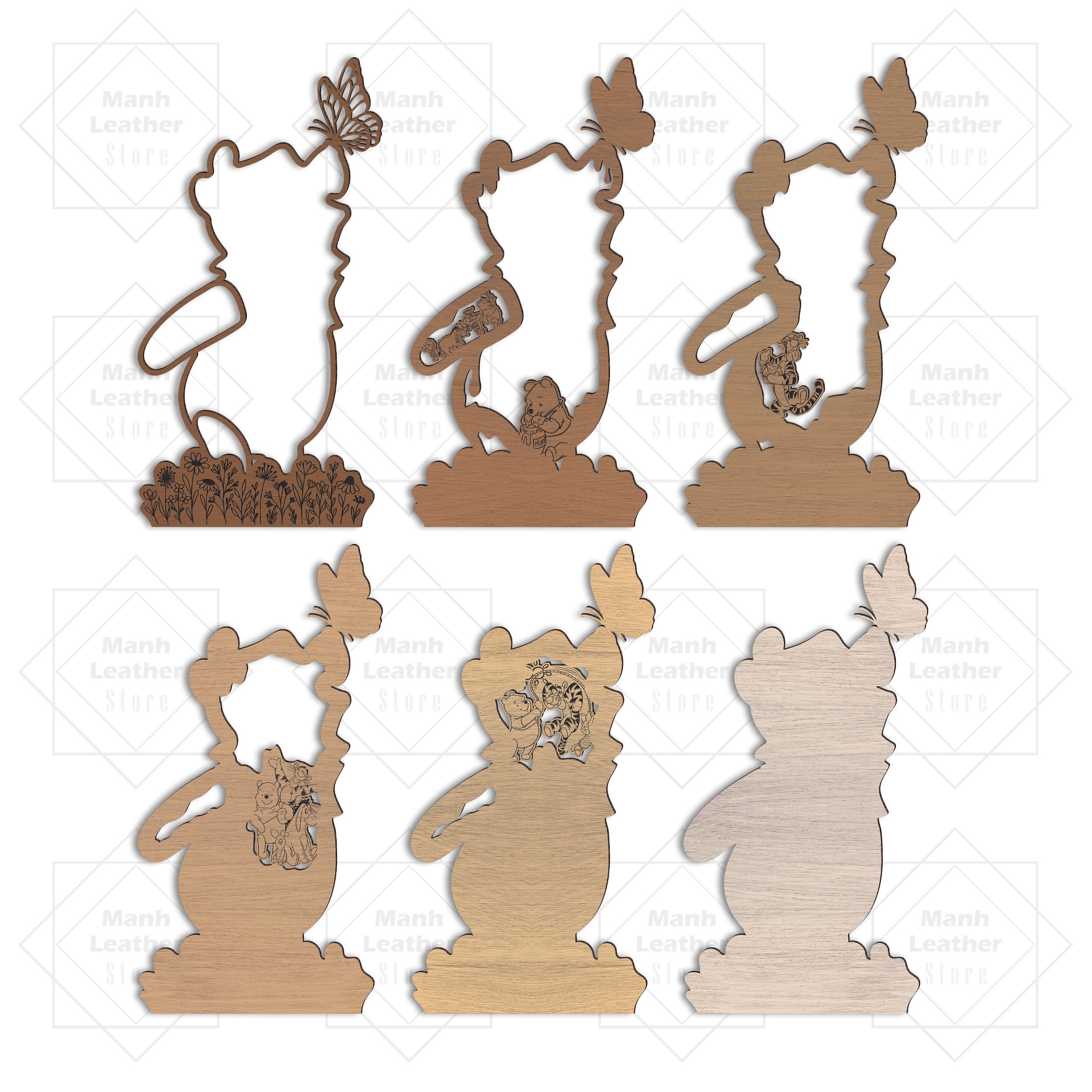 Multi-layer, Laser Cut Fles - 6 Layer Art Piece for Glowforge - SVG ...