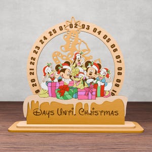 Christmas Countdown Calendar SVG, Laser Cut File (digital File) - Etsy