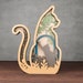 3D Layered Cat SVG: Laser Cut File, 5 Layer Art (digital Download ...