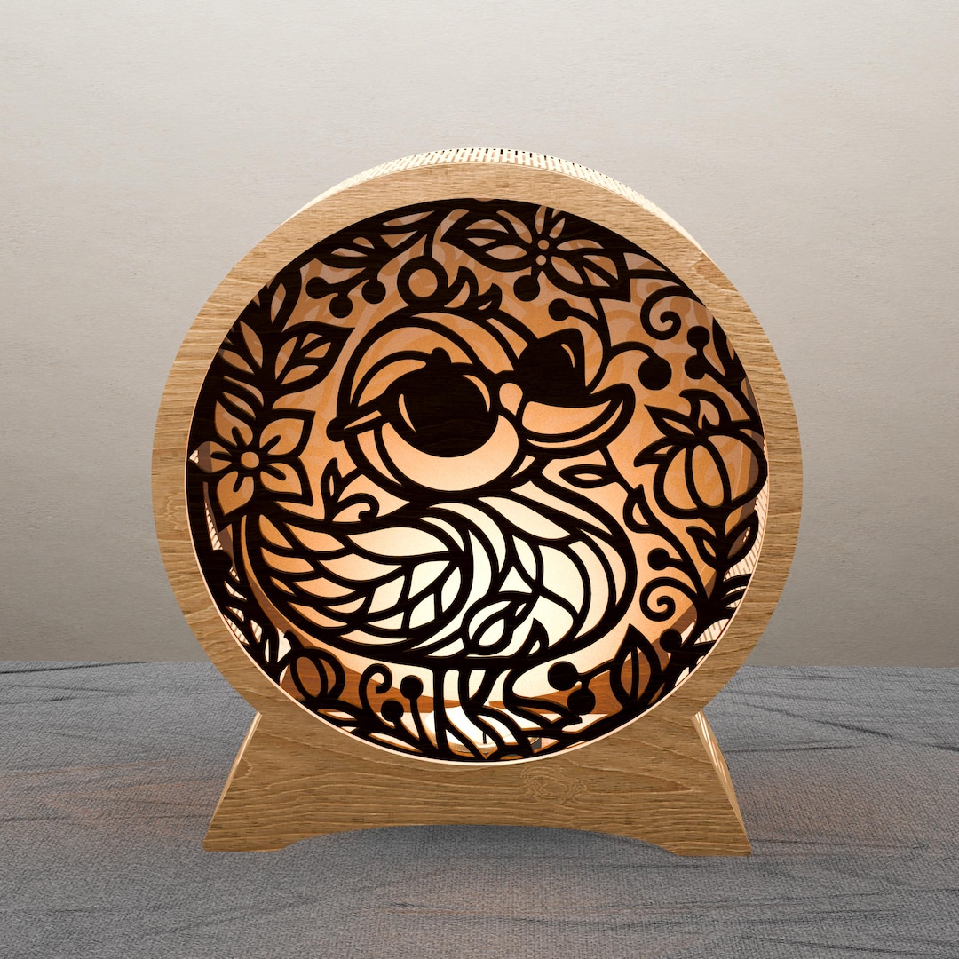 Duck Lantern SVG: Funny Layered Light Box Design (digital File Only) - Etsy