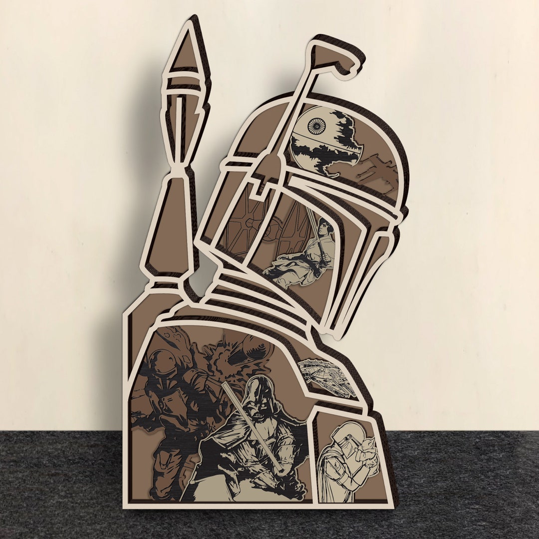 Multi-layer, Laser Cut Fles - 5 Layer Art Piece for Glowforge - SVG ... Multi-layer, Laser Cut Fles - 5 Layer Art Piece for Glowforge - SVG ...