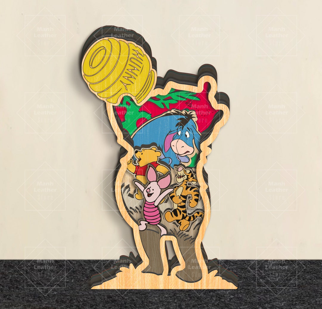 Multi-layer, Laser Cut Fles - 7 Layer Art Piece for Glowforge - SVG ...