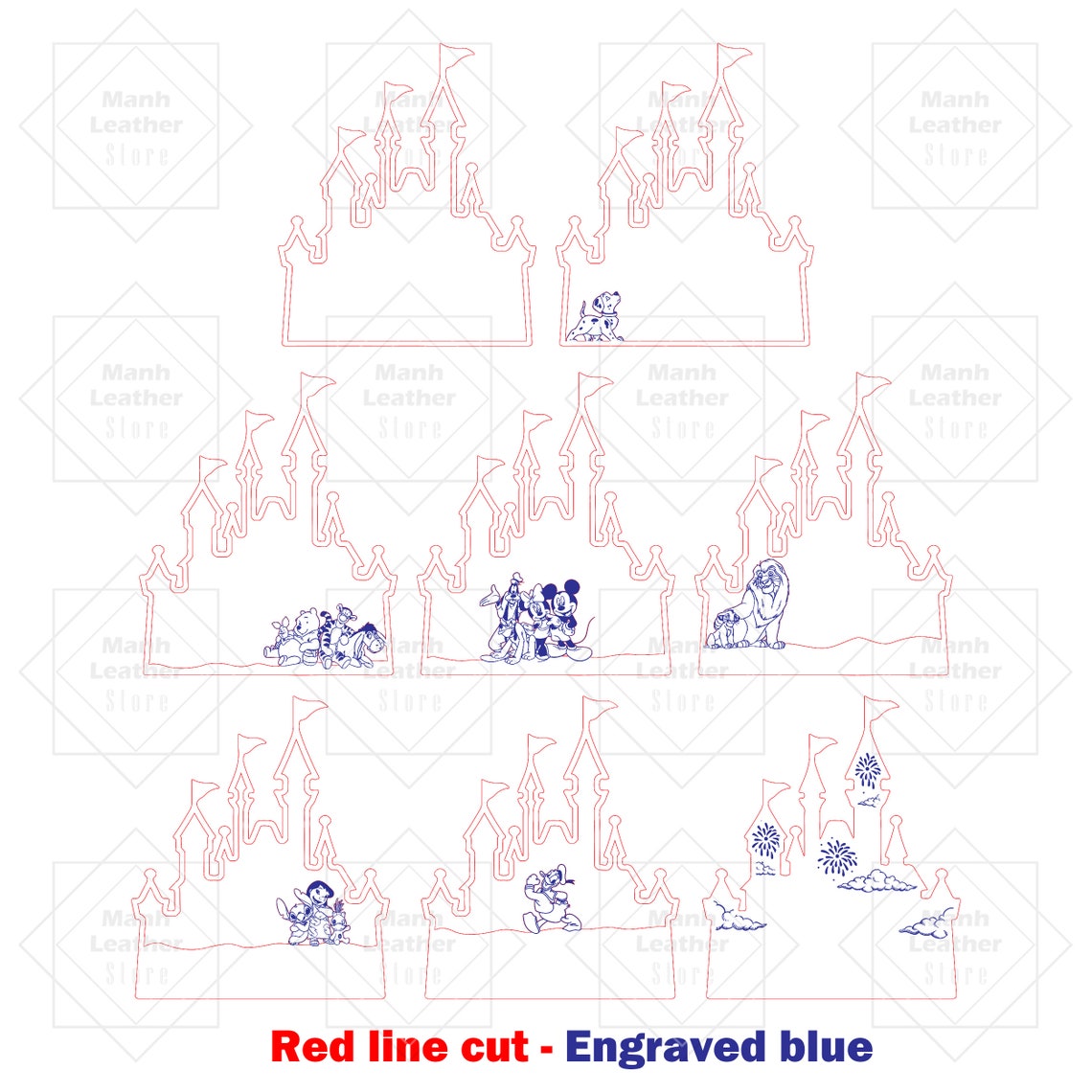 Multi-layer, Laser Cut Fles - 8 Layer Art Piece for Glowforge - SVG ...